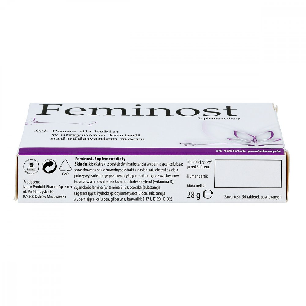 Feminost tabletki na nietrzymanie moczu bez recepty, tabletki Feminost ...