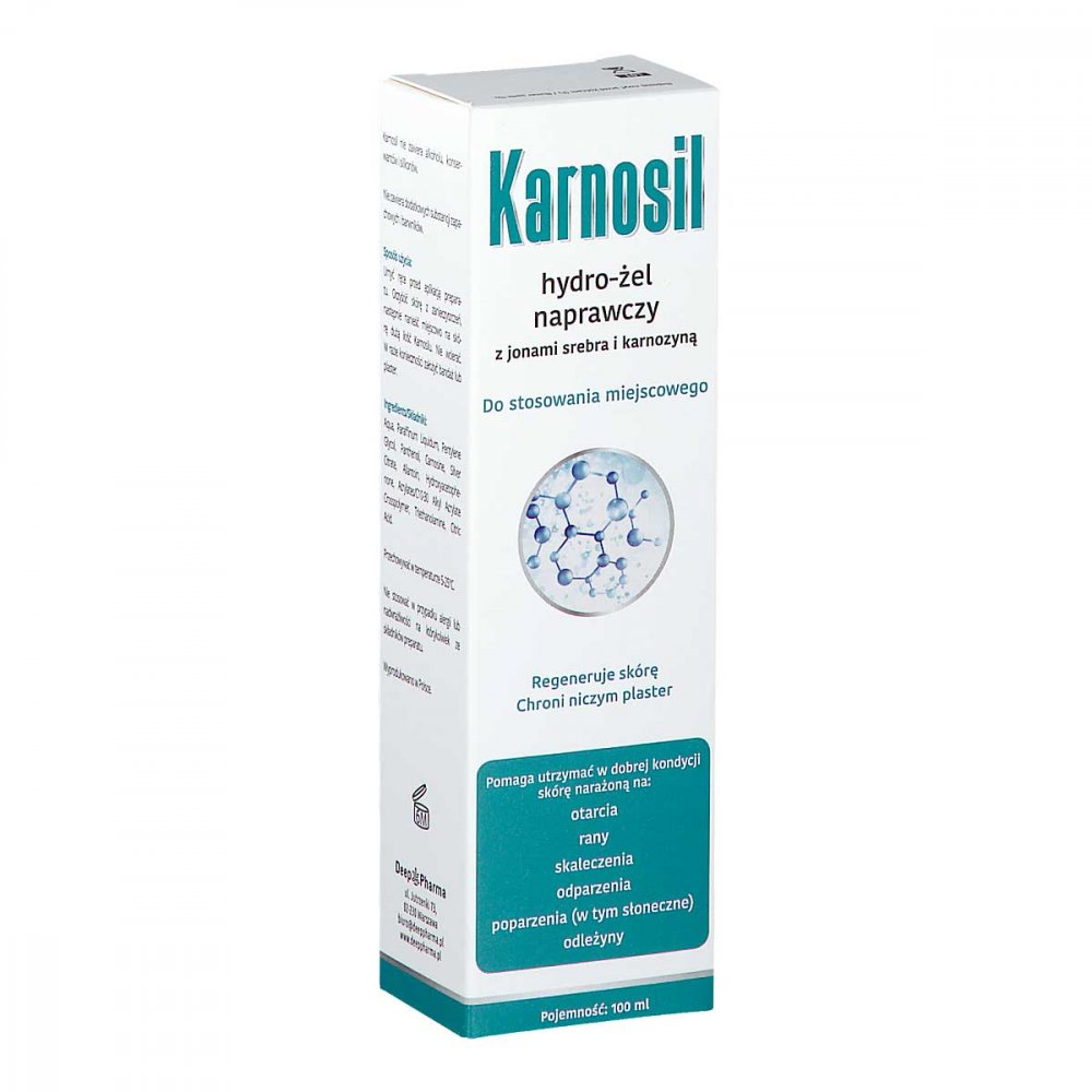 Karnosil hydro-żel naprawczy z jonami srebra i karnozyną 100 ml
