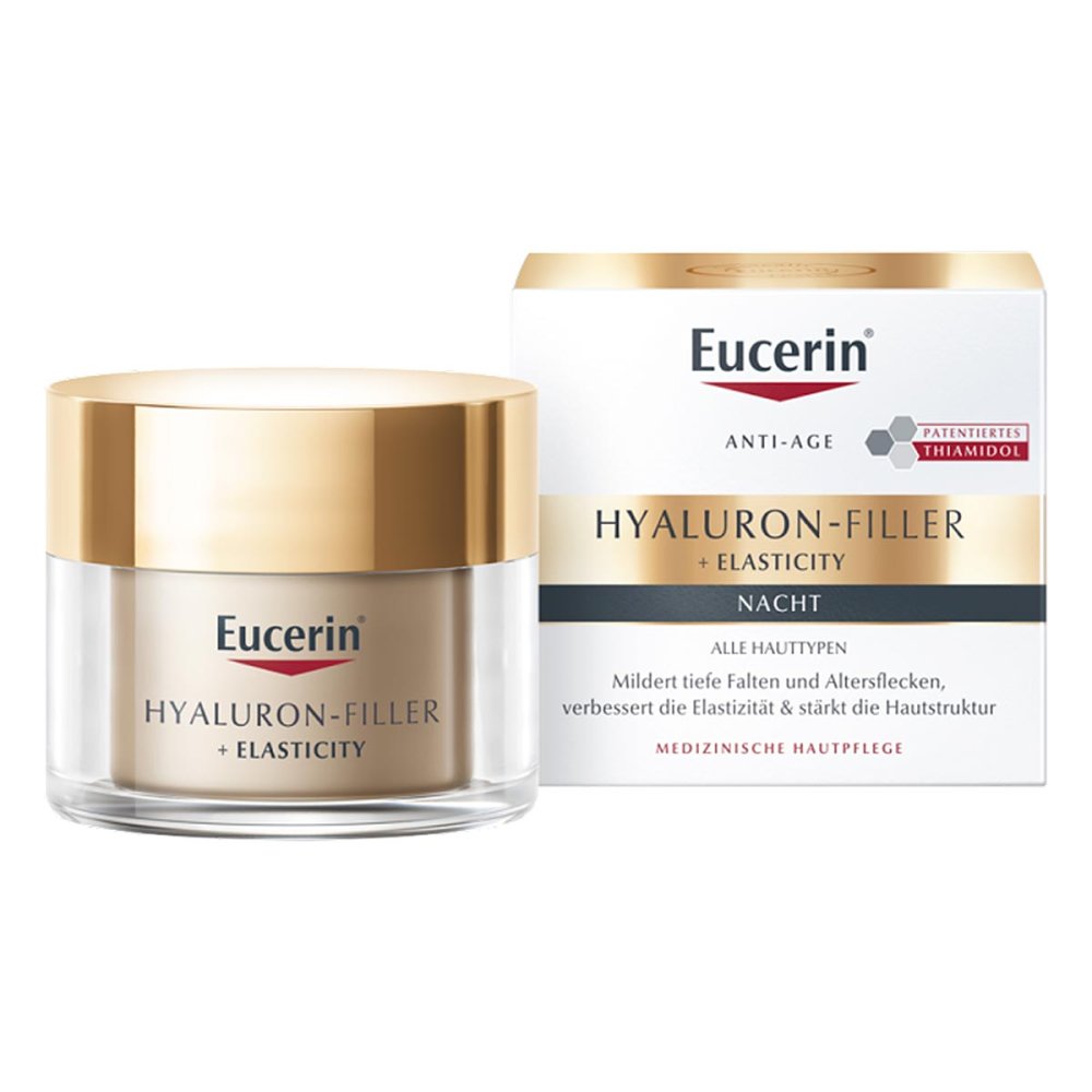 Eucerin Hyaluron-Filler + Elasticity krem na noc 50 ml