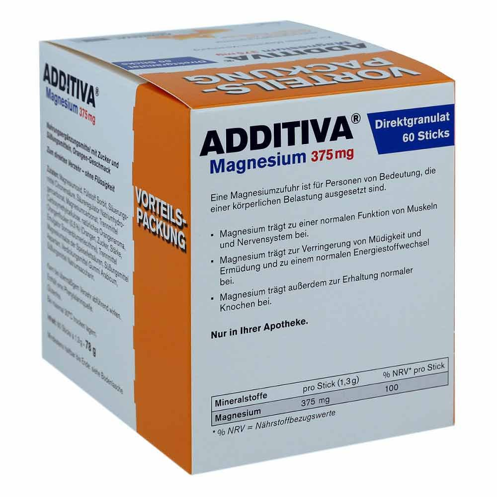 Additiva Magnesium 375 mg Sticks 60 szt. | apteka internetowa apo ...