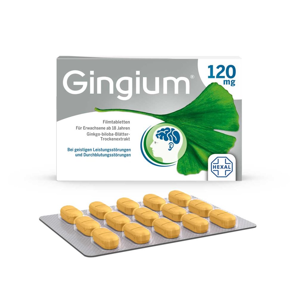 2x Gingium intens 120mg (60 stk) + Gratis Gingium intens 120mg (30 stk ...