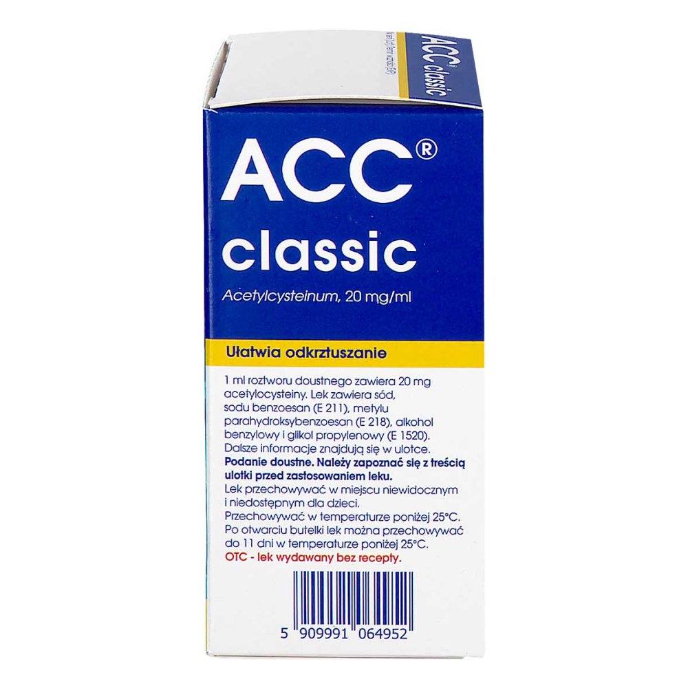 ACC Classic płyn 1 kup online | apteka internetowa apo-discounter.pl
