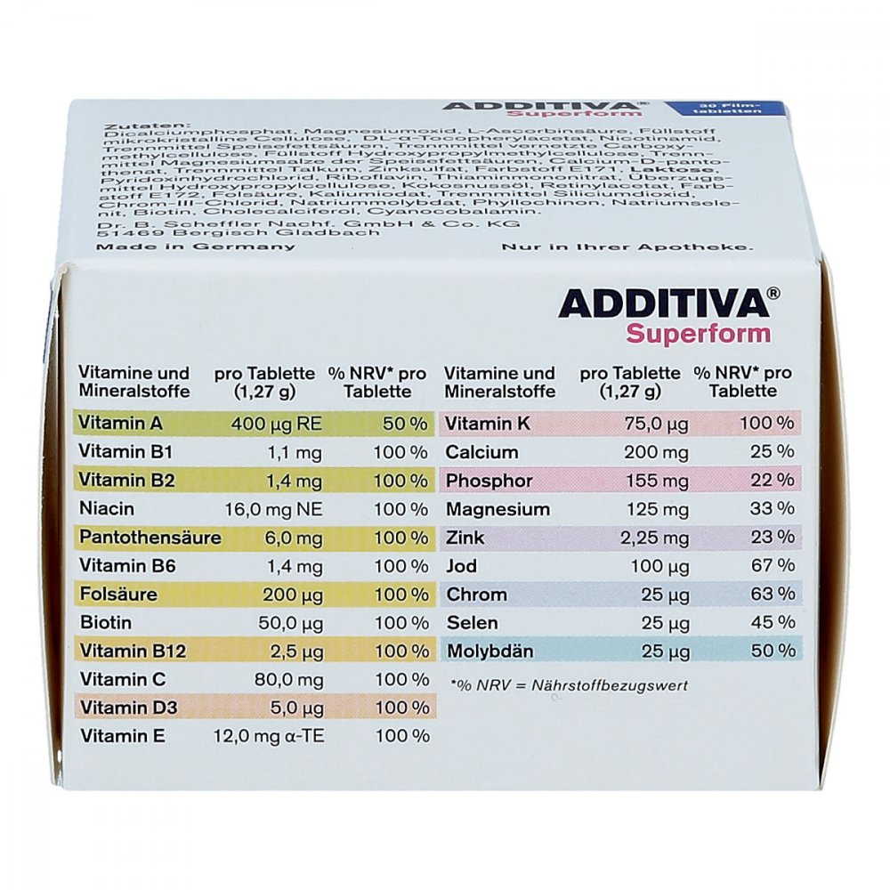 Additiva Superform Tabletki powlekane 30 szt. kup online