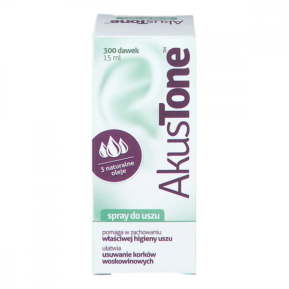 Akustone spray do uszu 15 ml, Akustone do uszu - Apo-Discounter.pl