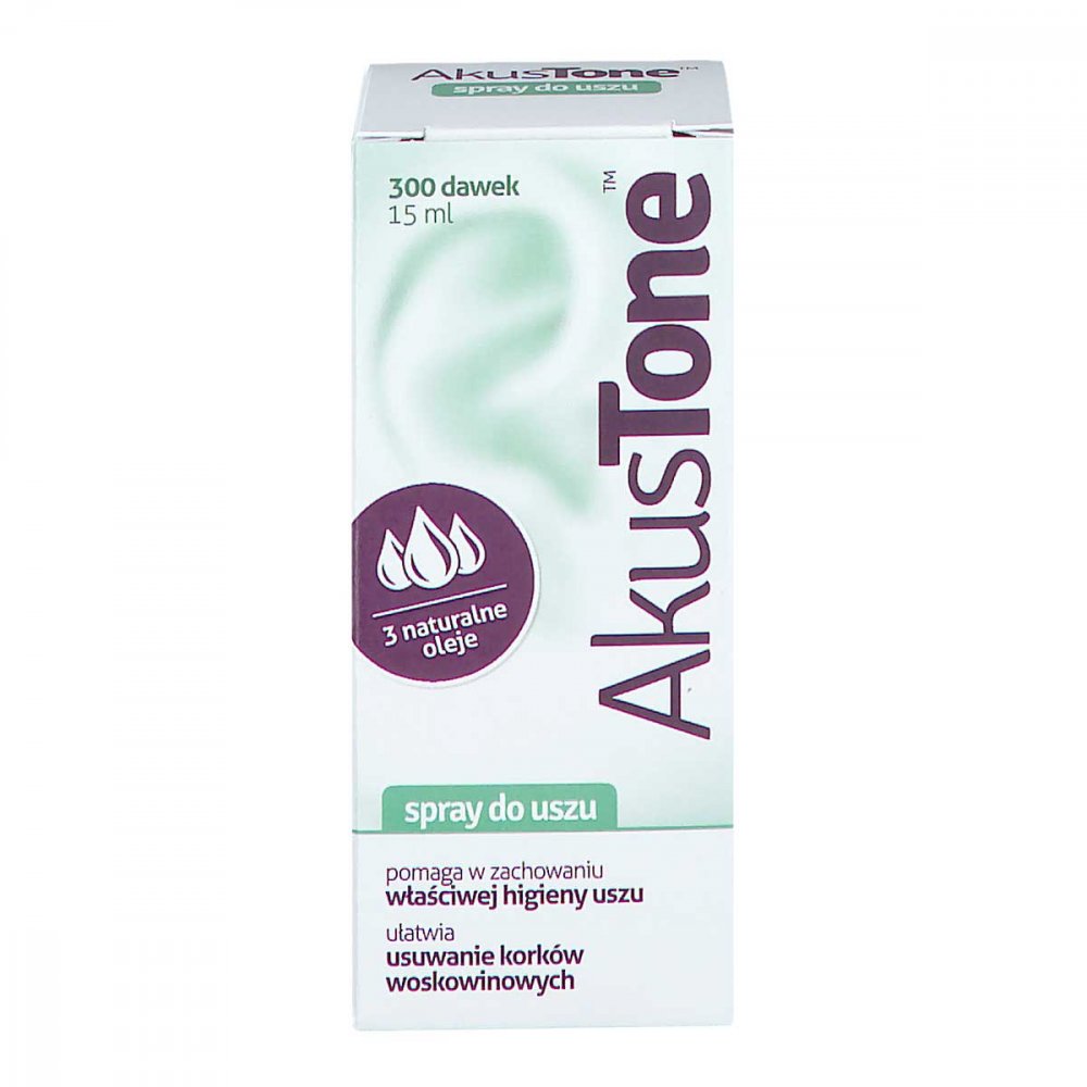 Akustone spray do uszu 15 ml, Akustone do uszu - Apo-Discounter.pl