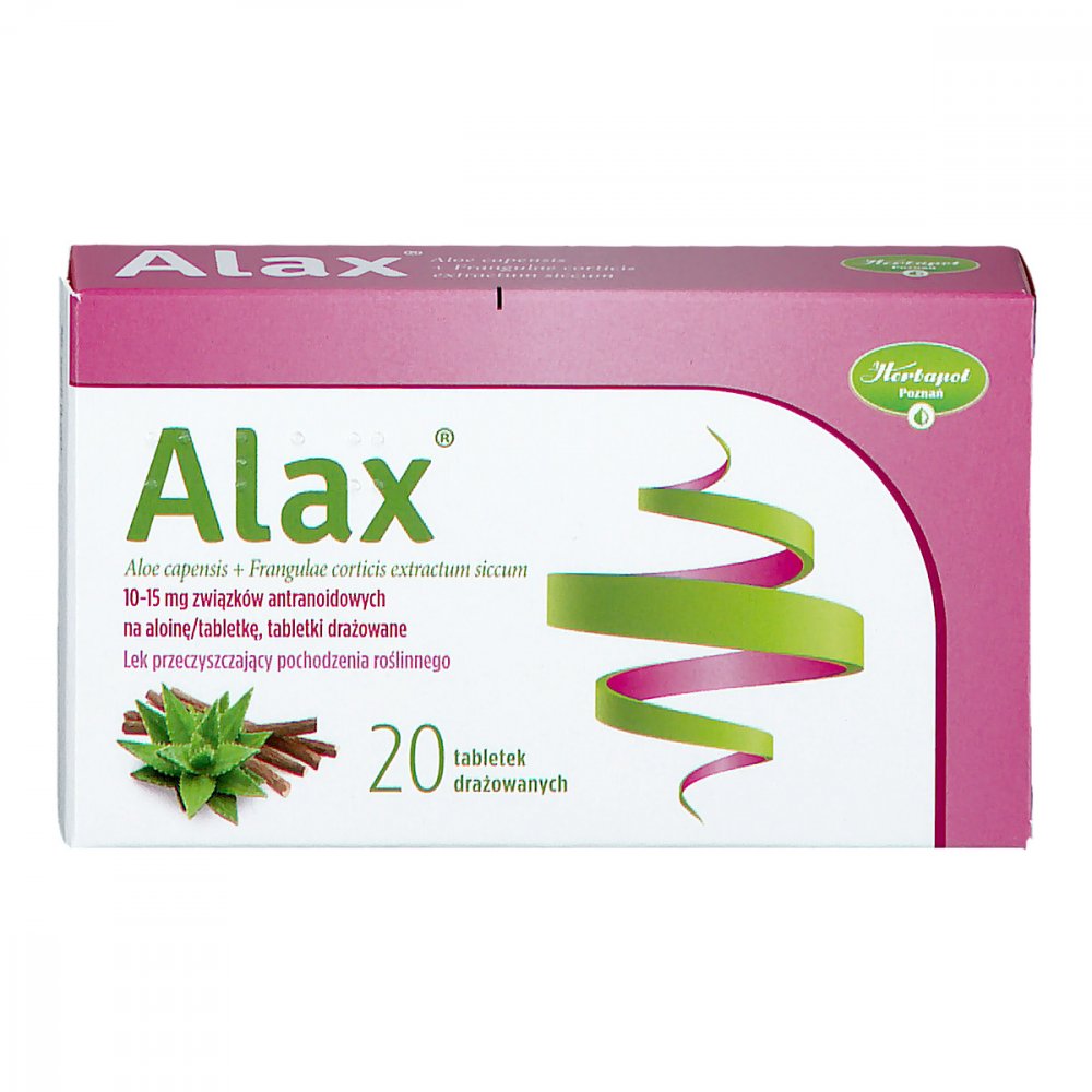 Alax tabletki, lek Alax, tabletki przeczyszczające bez recepty, Alax ...