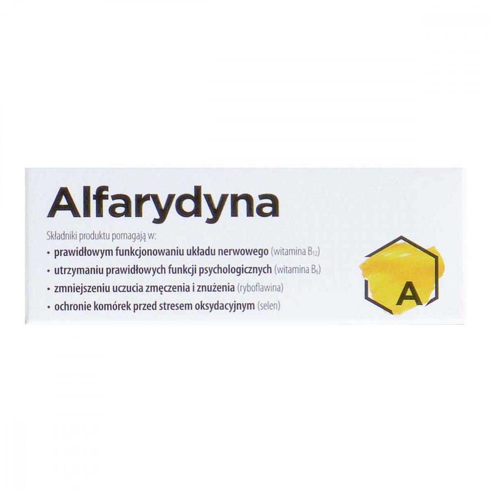 Alfarydyna kapsułki suplement diety cena, apteka - Apo-Discounter.pl