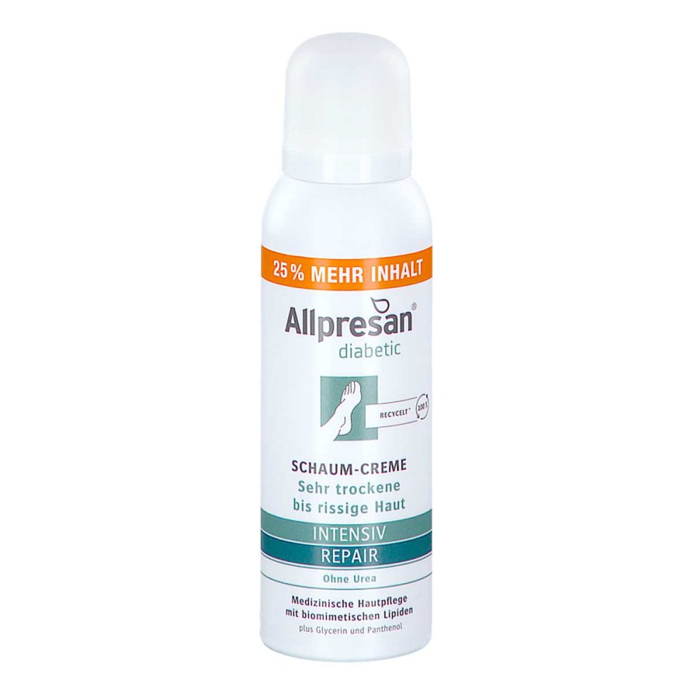 Allpresan Diabetic Inten.+repair O.urea Schaum-cr. 125 ml