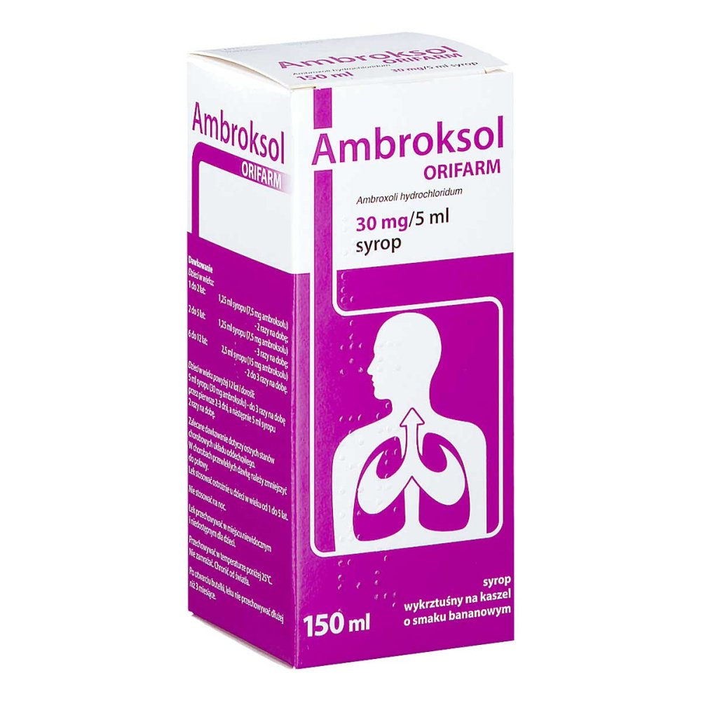 Ambroksol Orifarm syrop 150 ml kup online | apteka internetowa apo ...