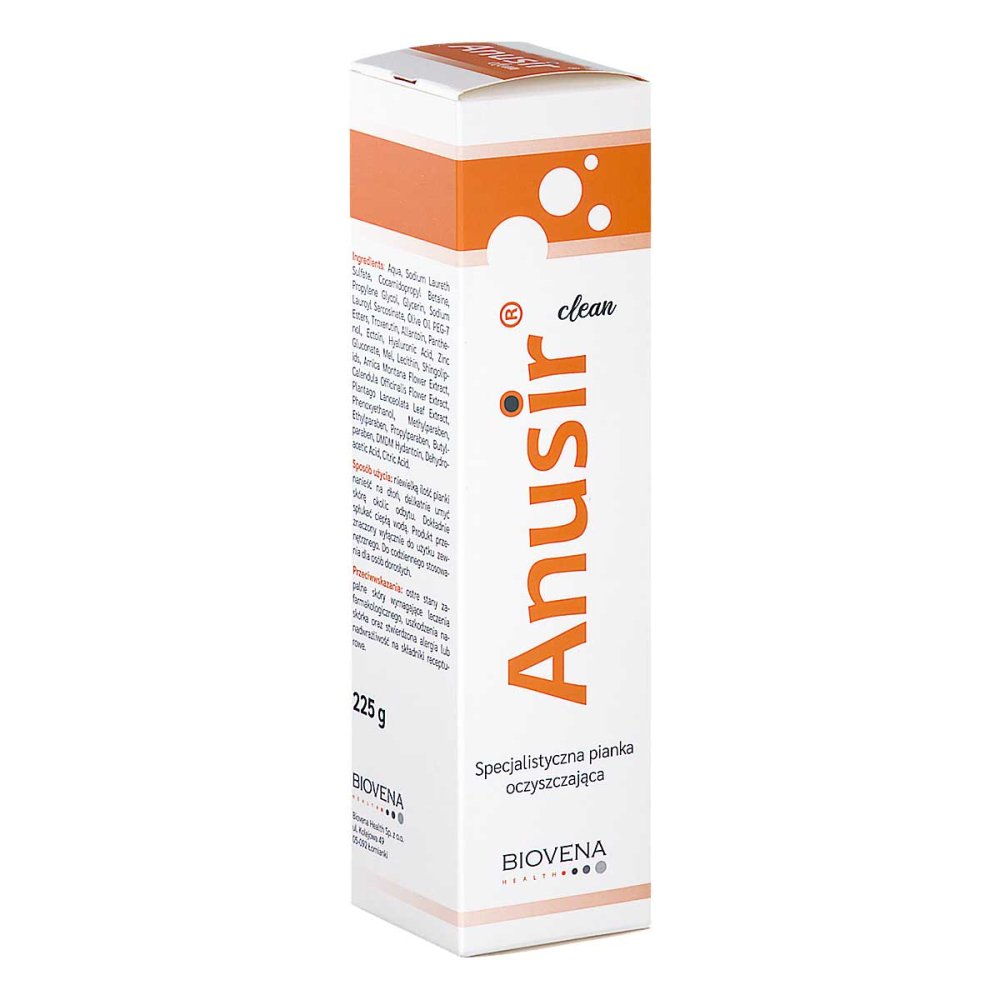 Anusir Clean Pianka oczyszczająca specjalistyczna 225 g