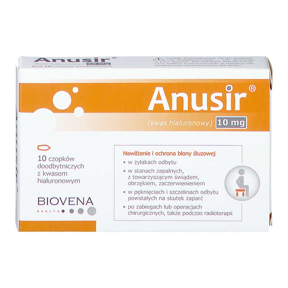 Anusir czopki 10 kup online | apteka internetowa apo-discounter.pl