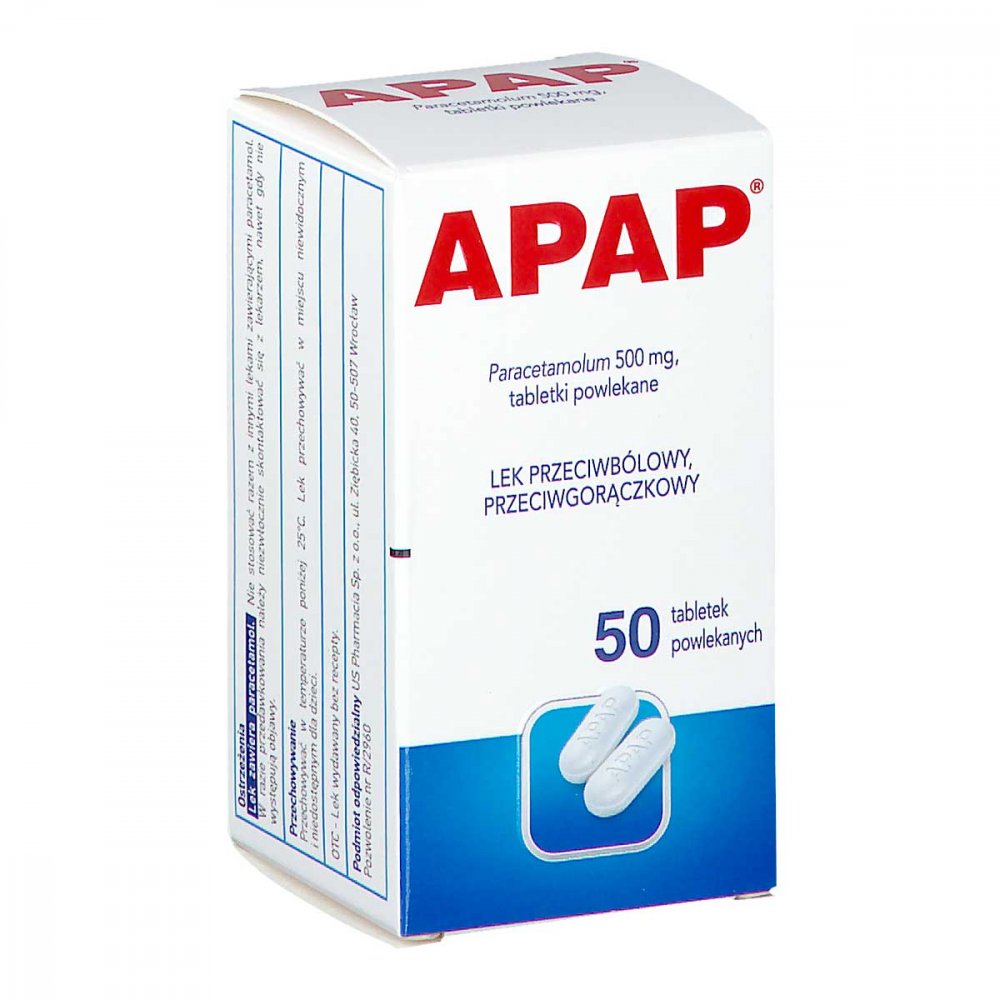 Apap tabletki powlekane 50 kup online | apteka internetowa apo ...