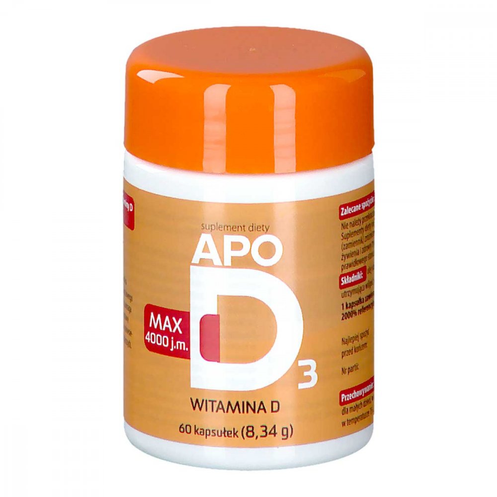 ApoD3 Max kapsułki 60 kup online | apteka internetowa apo-discounter.pl