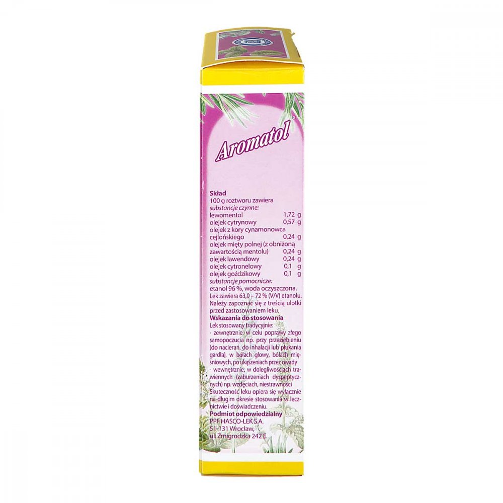 Aromatol płyn 100 ml, Aromatol 100 ml cena, opinie - Apo-Discounter.pl