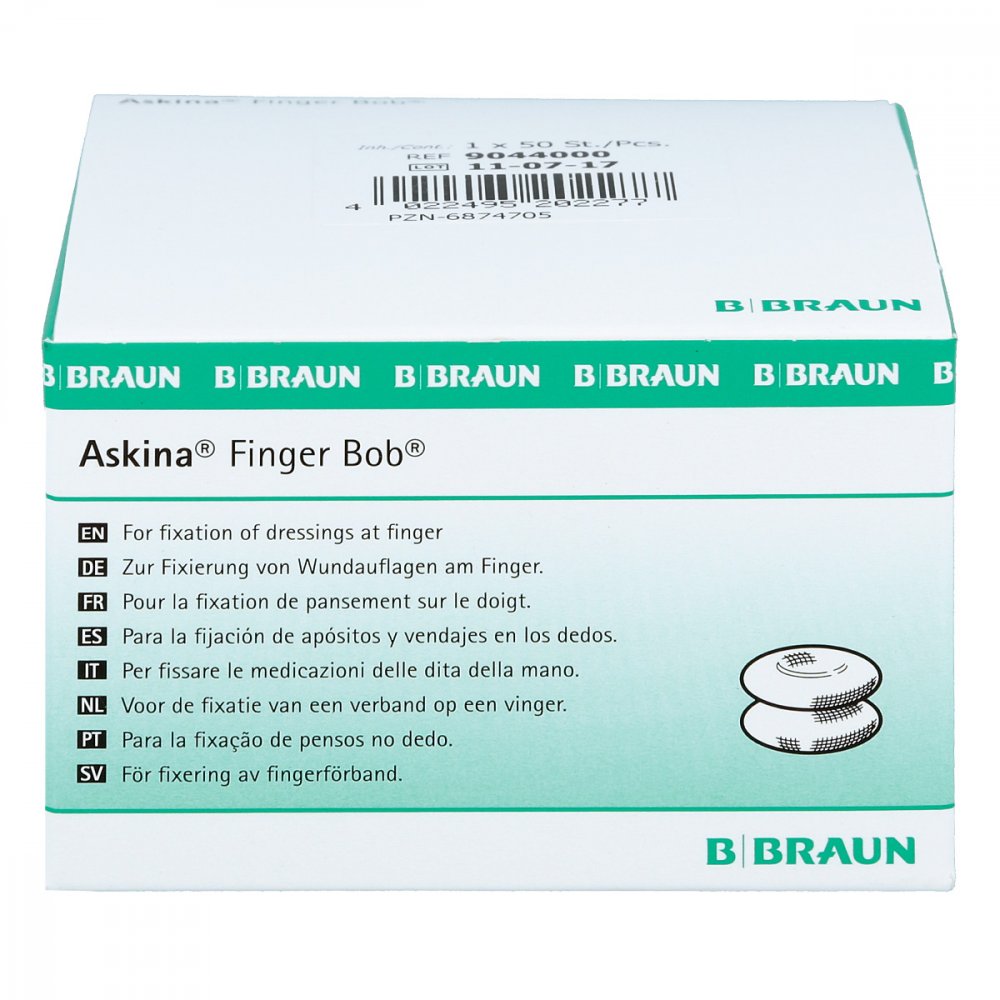 Askina Finger Bob weiss 50 szt. kup online | apteka internetowa apo ...