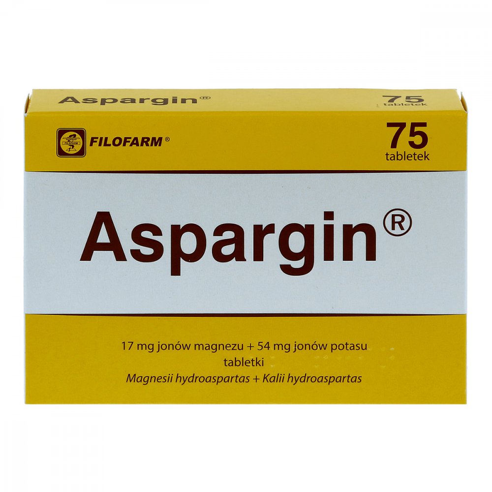 Aspargin tabletki, magnez z potasem lek, Aspargin lek - Apo-Discounter.pl