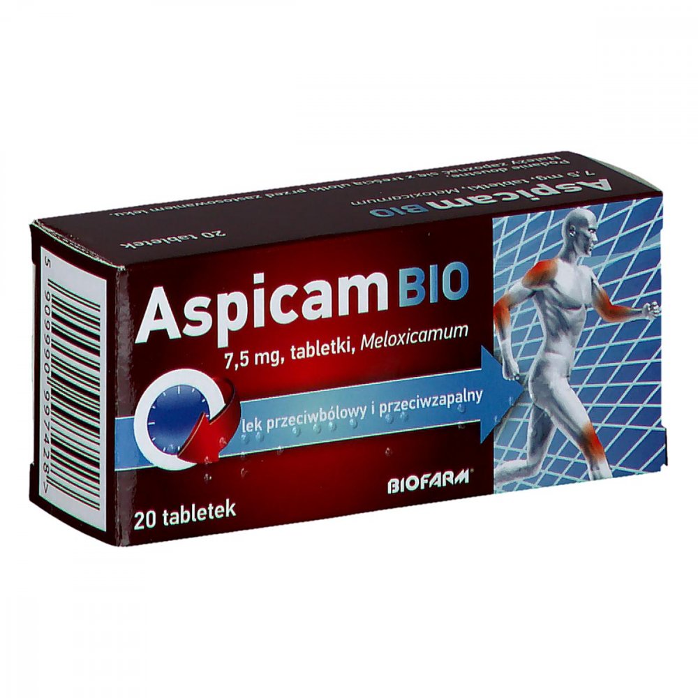 Aspicam Bio tabletki 20 kup online | apteka internetowa apo-discounter.pl