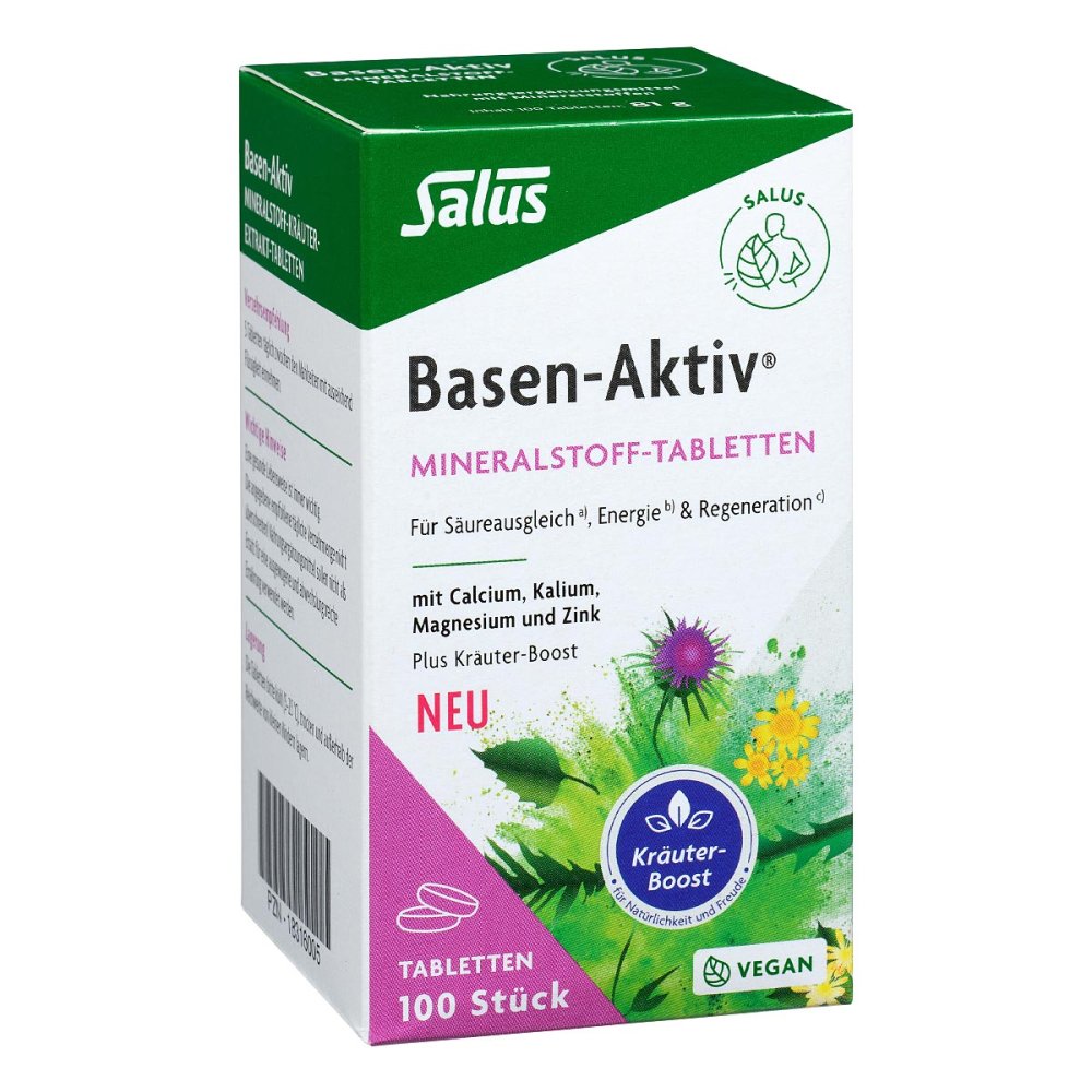 Basen Aktiv Mineralstoff-kräuter-extrakt-tabletten 100 szt.