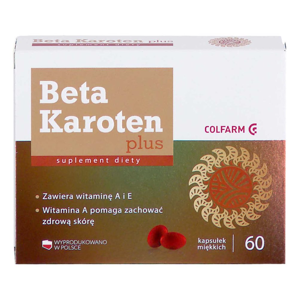 Beta Karoten Plus kapsułki 60 kup online | apteka internetowa apo ...