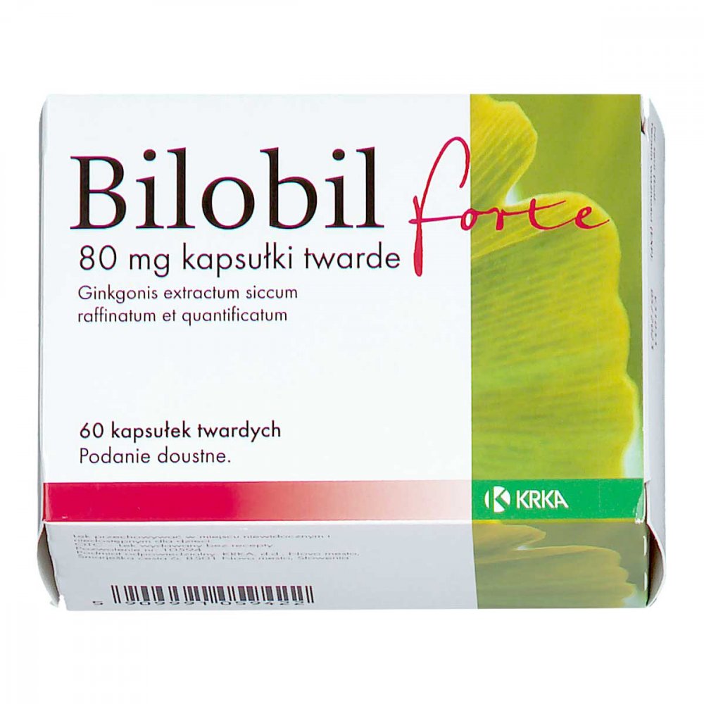 Bilobil Forte kapsułki 60 kup online | apteka internetowa apo-discounter.pl
