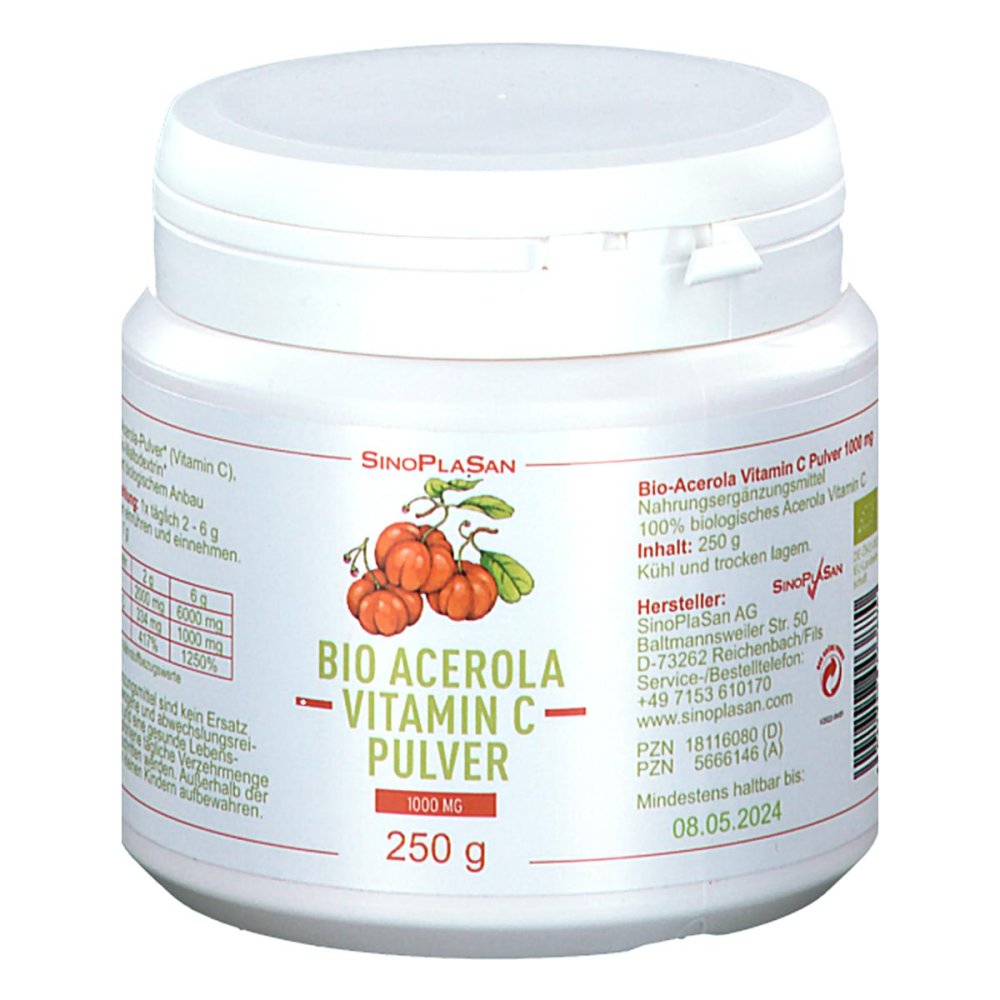 Bio Acerola Vitamin C1000 Mg Pulver 250 g kup online