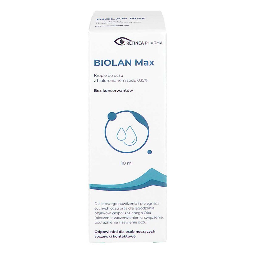 Biolan Max krople do oczu 10 ml kup online | apteka internetowa apo ...