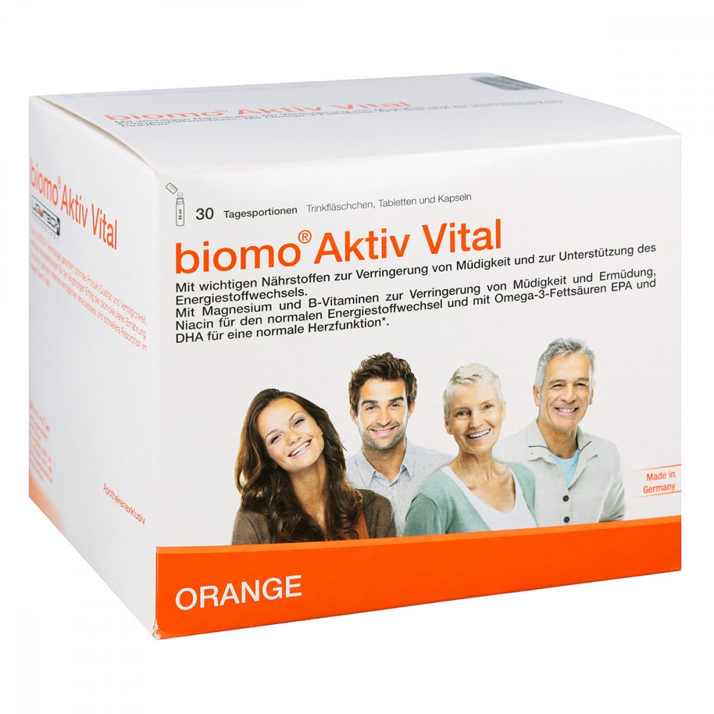 Biomo Aktiv Vital 30 ampułek + 30 tabletek 1 szt.
