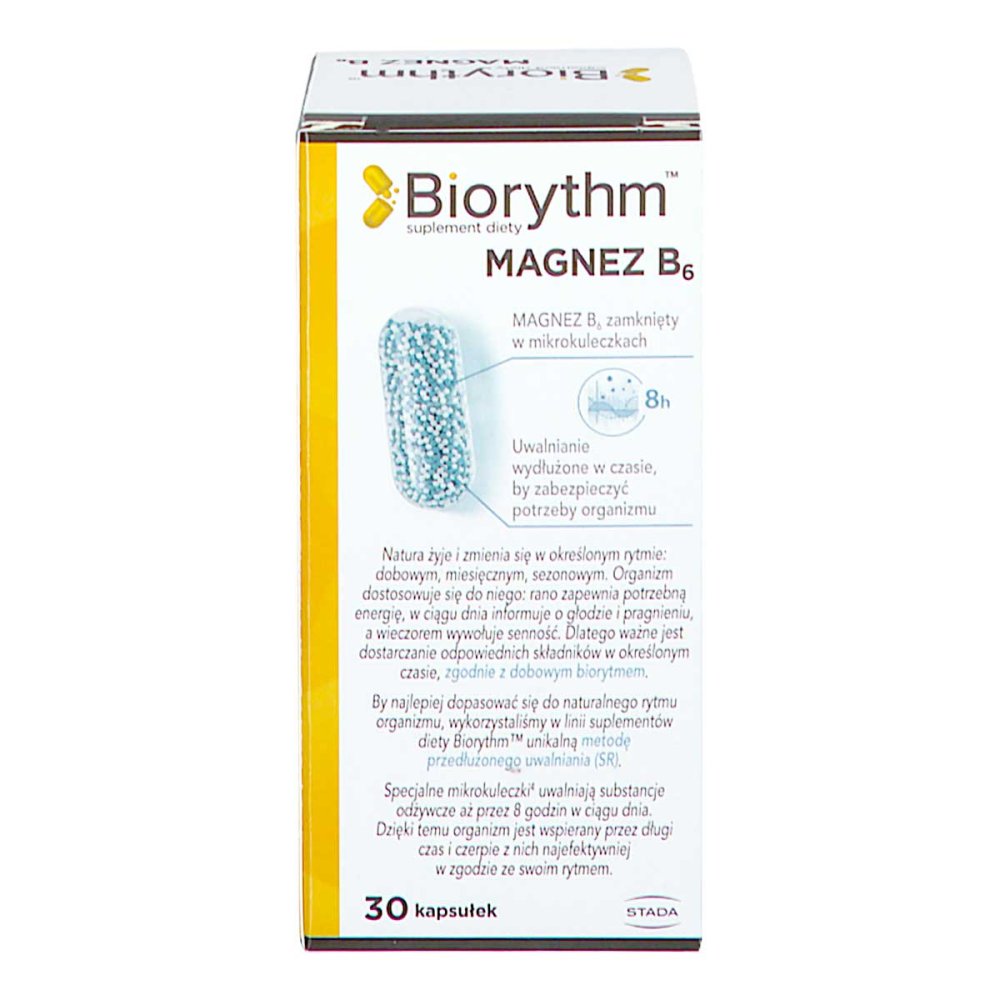 Biorythm MAGNEZ B6 kapsułki 30 kup online