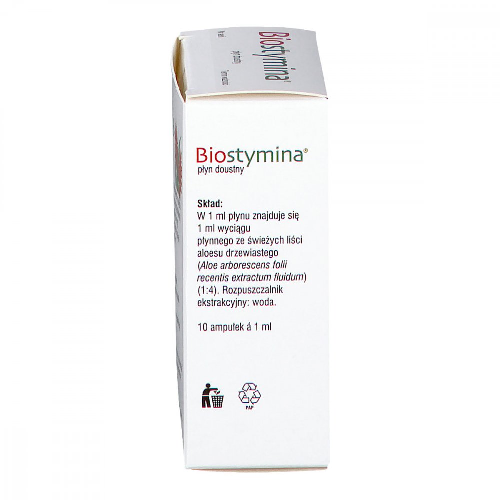 Biostymina ampułki, Biostymina płyn doustny w ampułkach - Apo-Discounter.pl