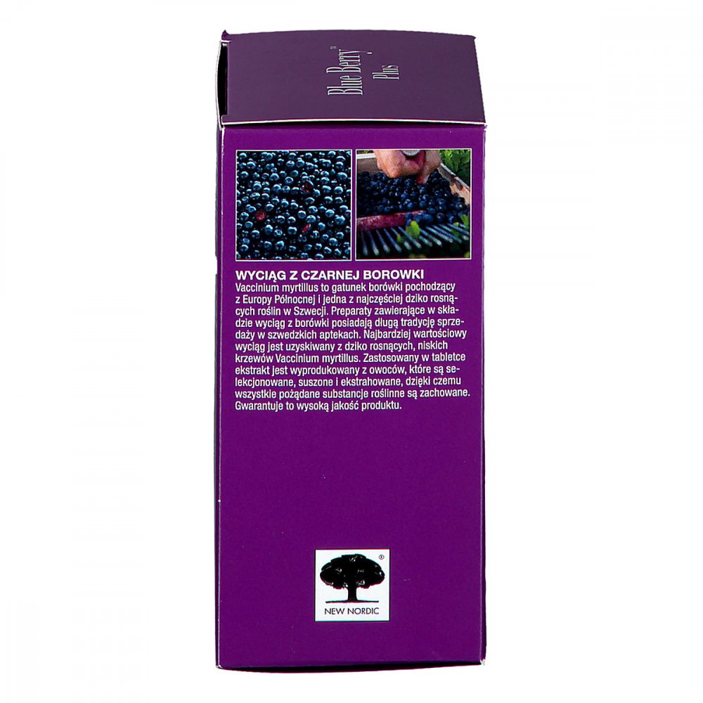 Blue Berry Plus 60 tabletek, Blue Berry Plus tabletki na oczy z borówką ...