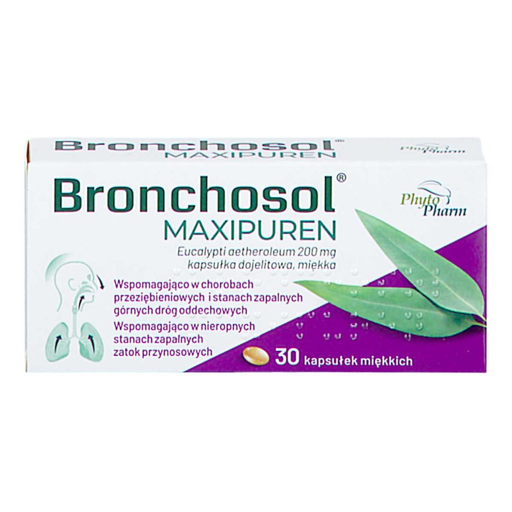 Bronchosol Maxipuren kapsułki 30 kup online