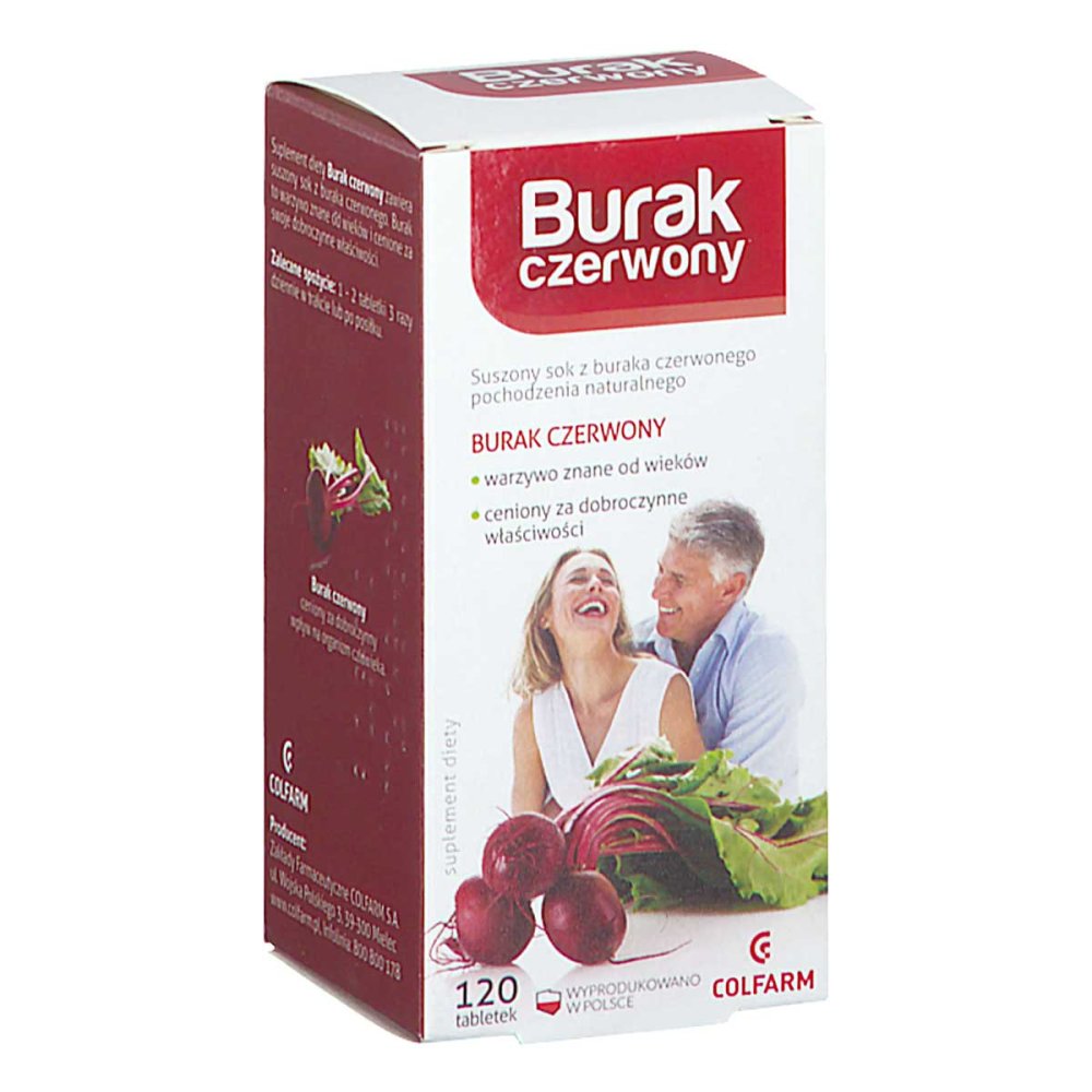 Burak czerwony tabletki, burak czerwony w tabletkach - Apo-Discounter.pl