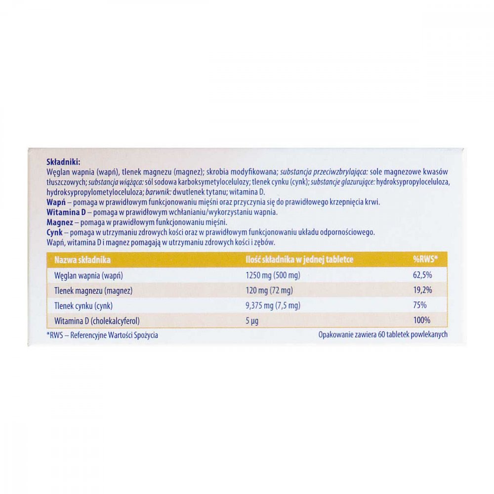 Calcenato 60 tabletek, Calcenato opinie, cena - Apo-Discounter.pl