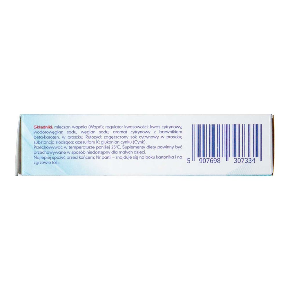 Calcium Alergo PLUS JUNIOR Laboratoria PolfaŁódź tabletki musujące 16