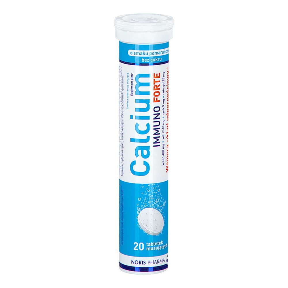 Calcium Immuno Forte tabletki musujące 20 kup online