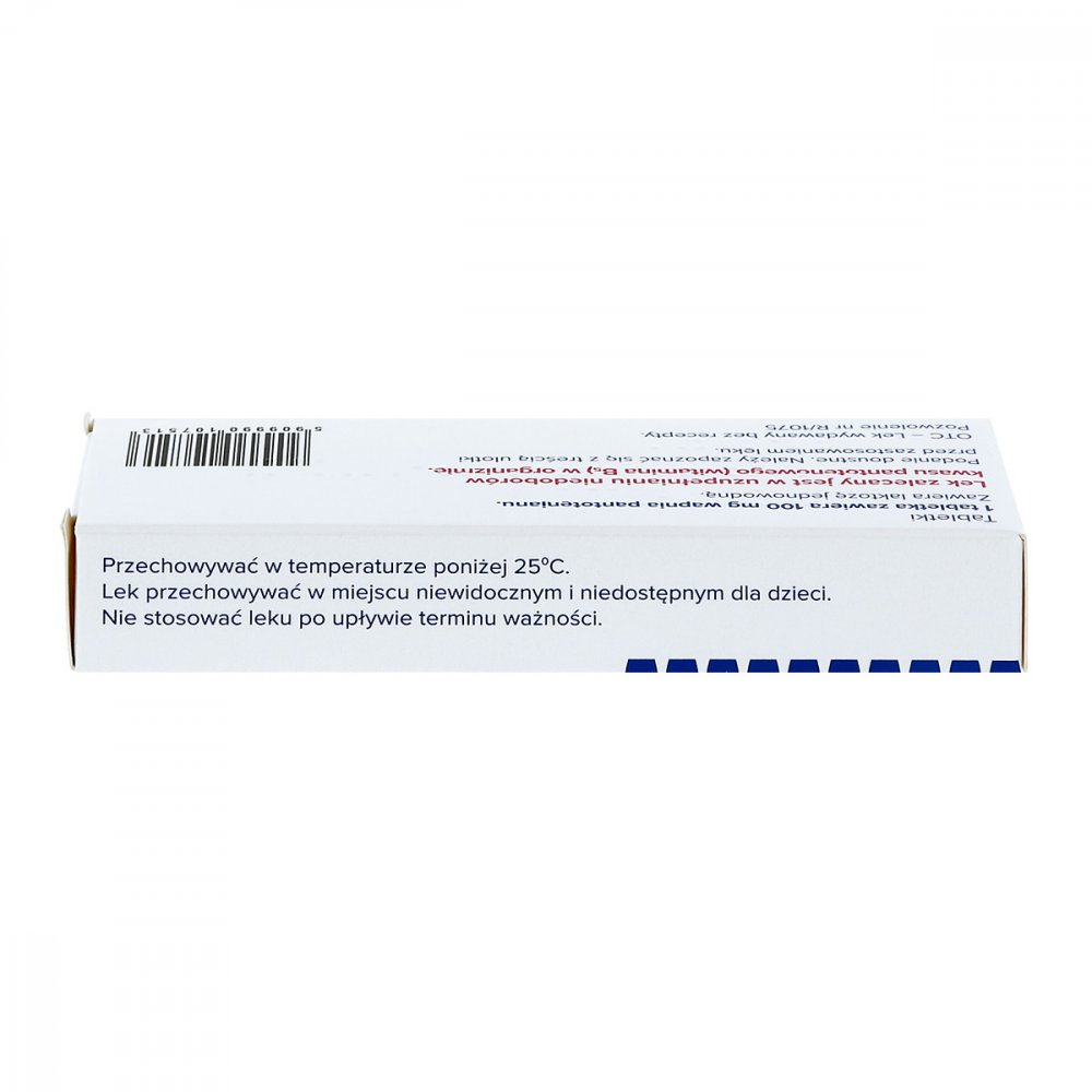 Calcium pantothenicum Jelfa 100 mg, tabletki Calcium pantothenicum ...