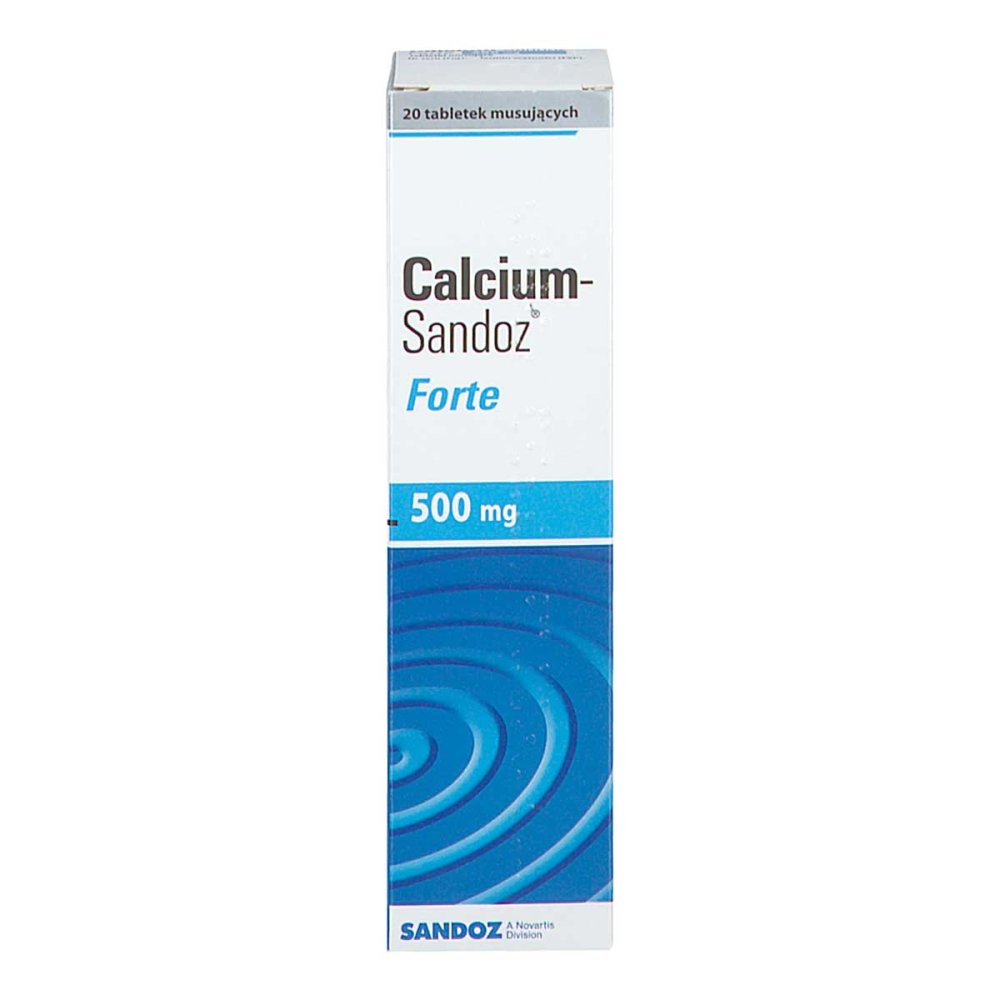 Calcium Sandoz Forte tabletki musujące 20 kup online