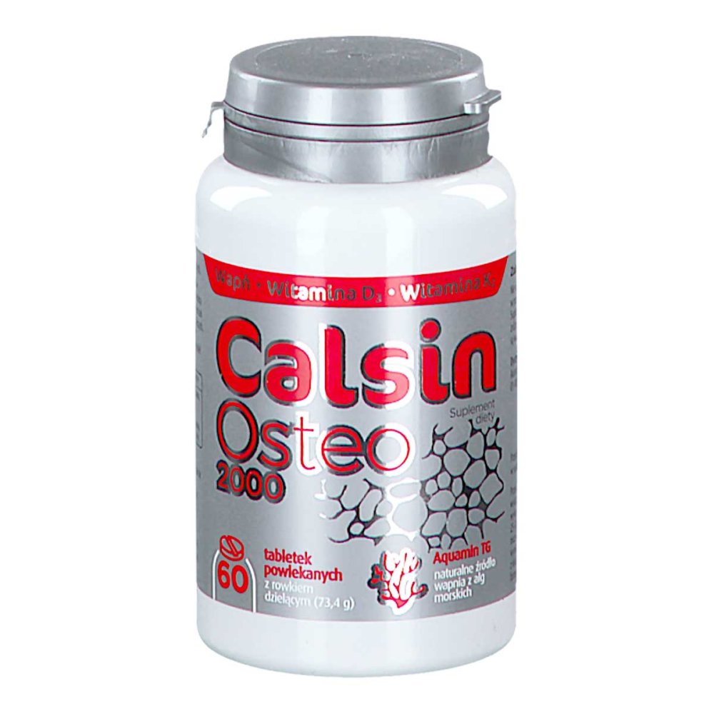 Calsin Osteo 2000 tabletki 60 kup online | apteka internetowa apo ...