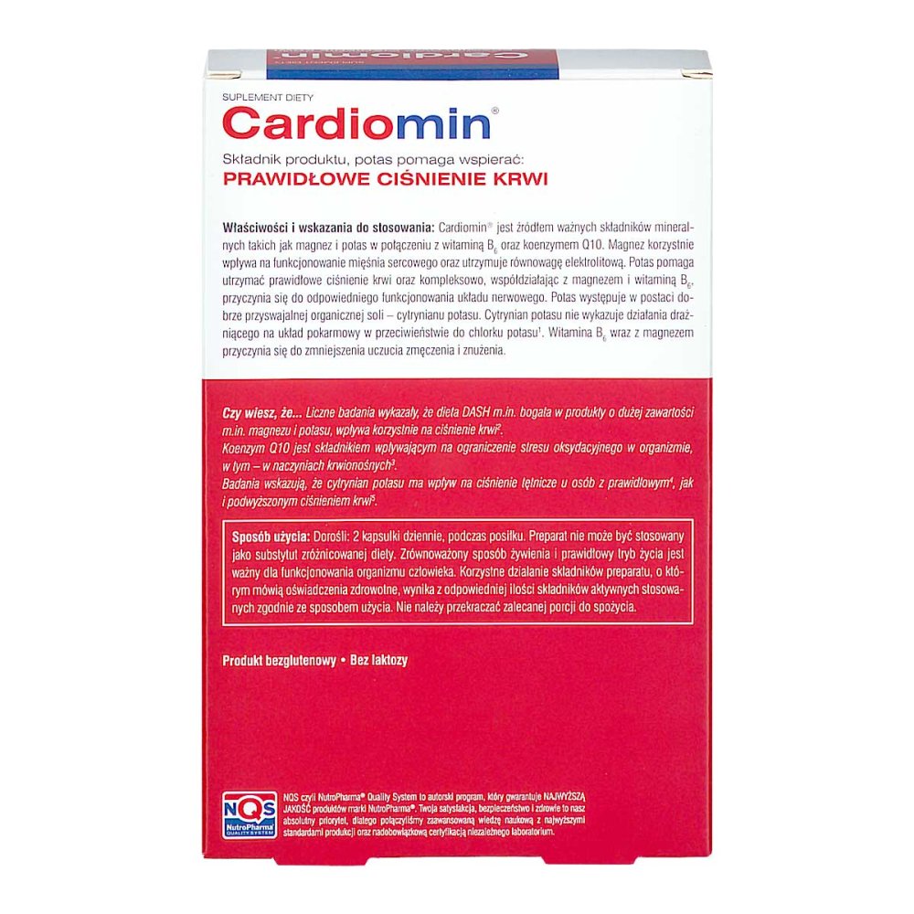 Cardiomin kapsułki, Cardiomin B6 skład, cena, opinie - Apo-Discounter.pl