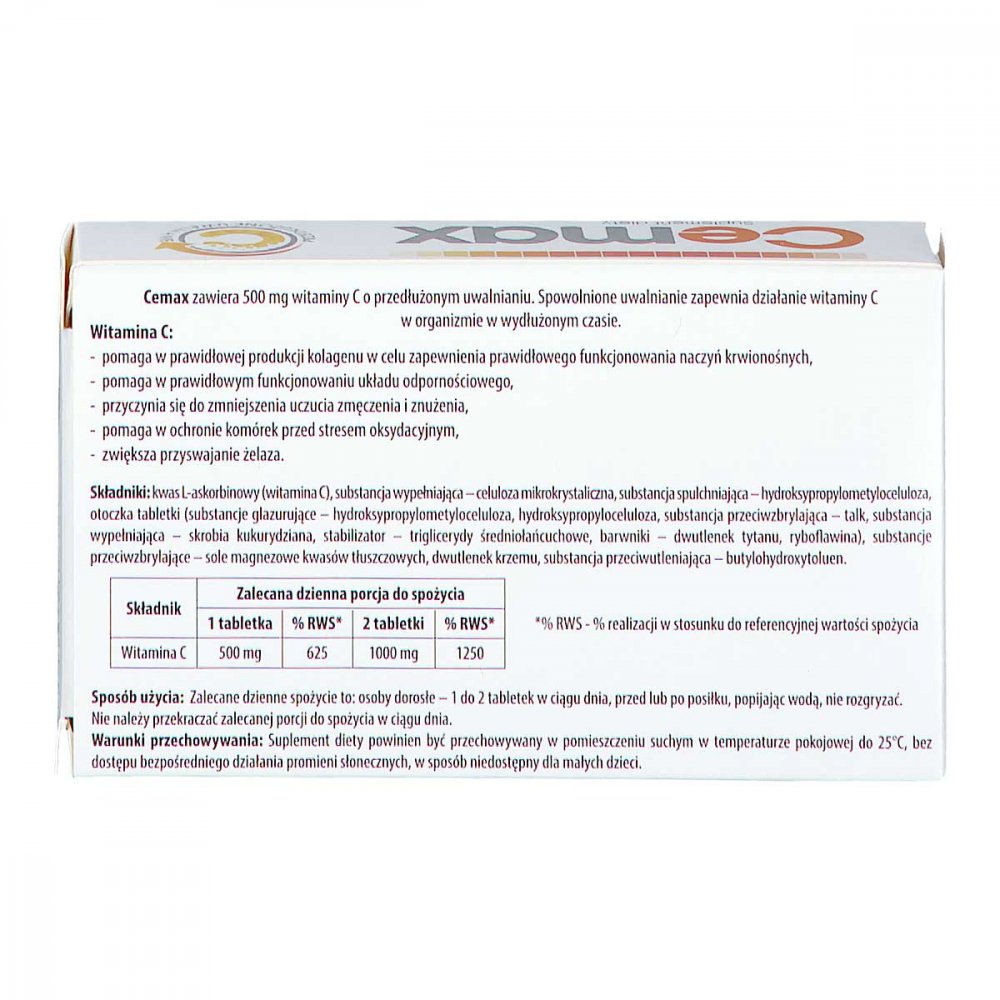 CeMax tabletki 30 kup online | apteka internetowa apo-discounter.pl