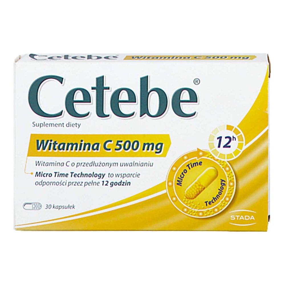 Cetebe Witamina C 500 mg 30 kup online | apteka internetowa apo ...