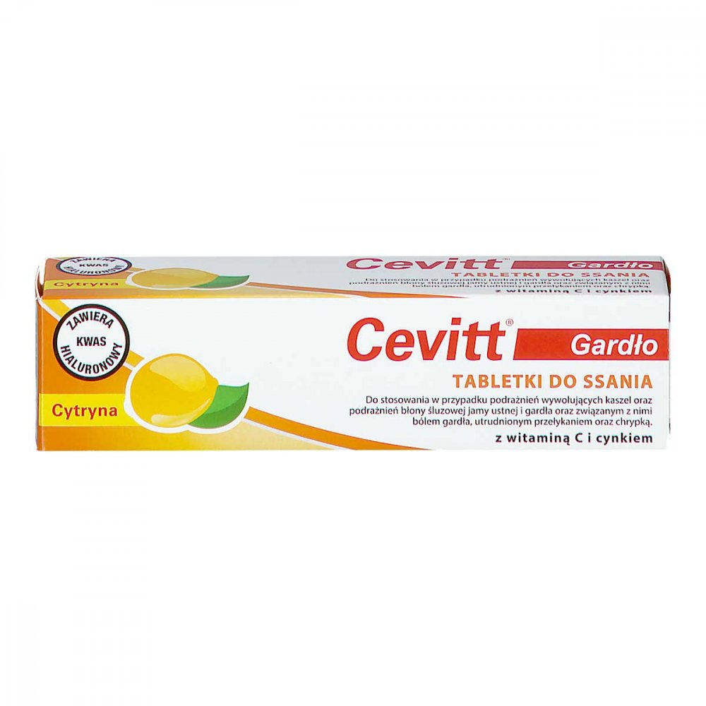 Cevitt Gardło cytryna tabletki 20 kup online