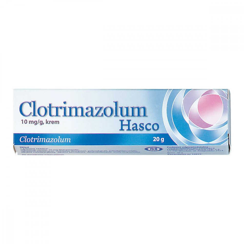 Clotrimazolum Hasco krem, krem Clotrimazolum Hasco 20 g - Apo-Discounter.pl