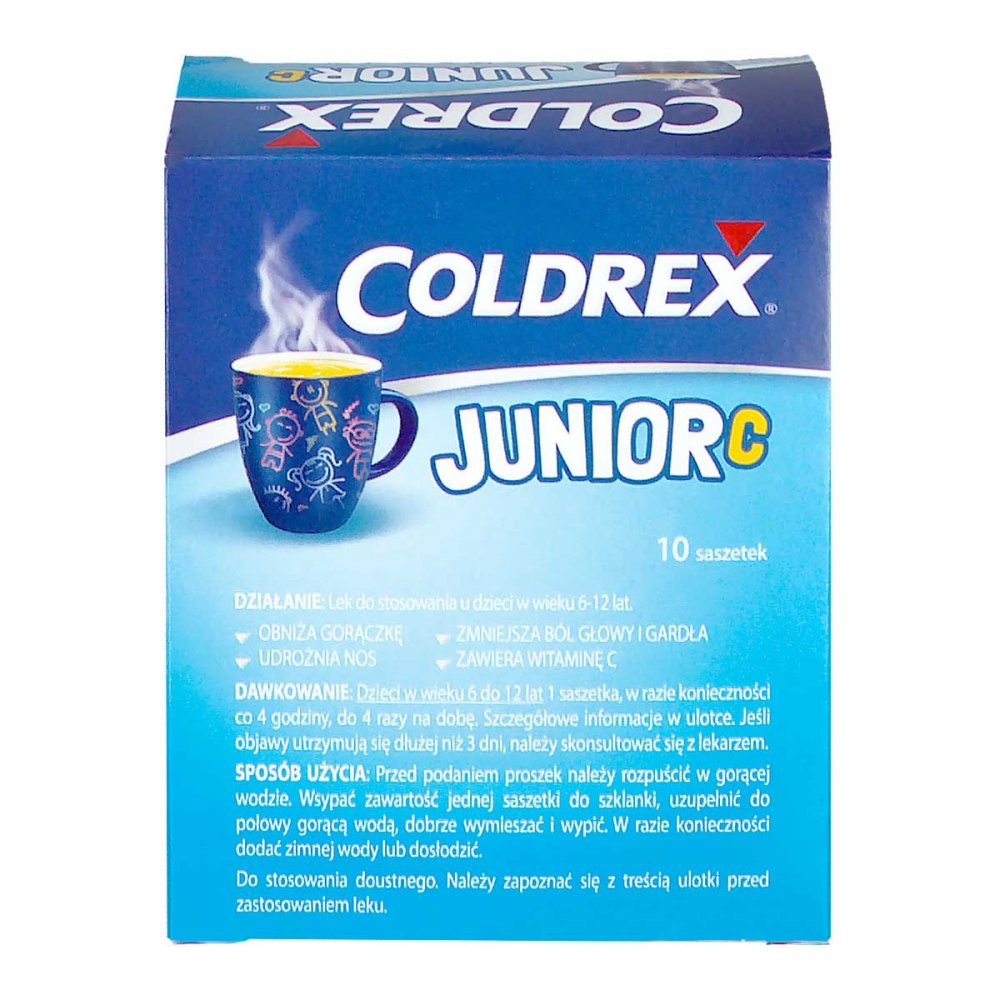 Coldrex Junior C saszetki, Coldrex dla dzieci - Apo-Discounter.pl
