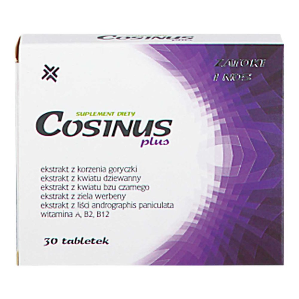 Cosinus Plus tabletki 30 kup online | apteka internetowa apo-discounter.pl