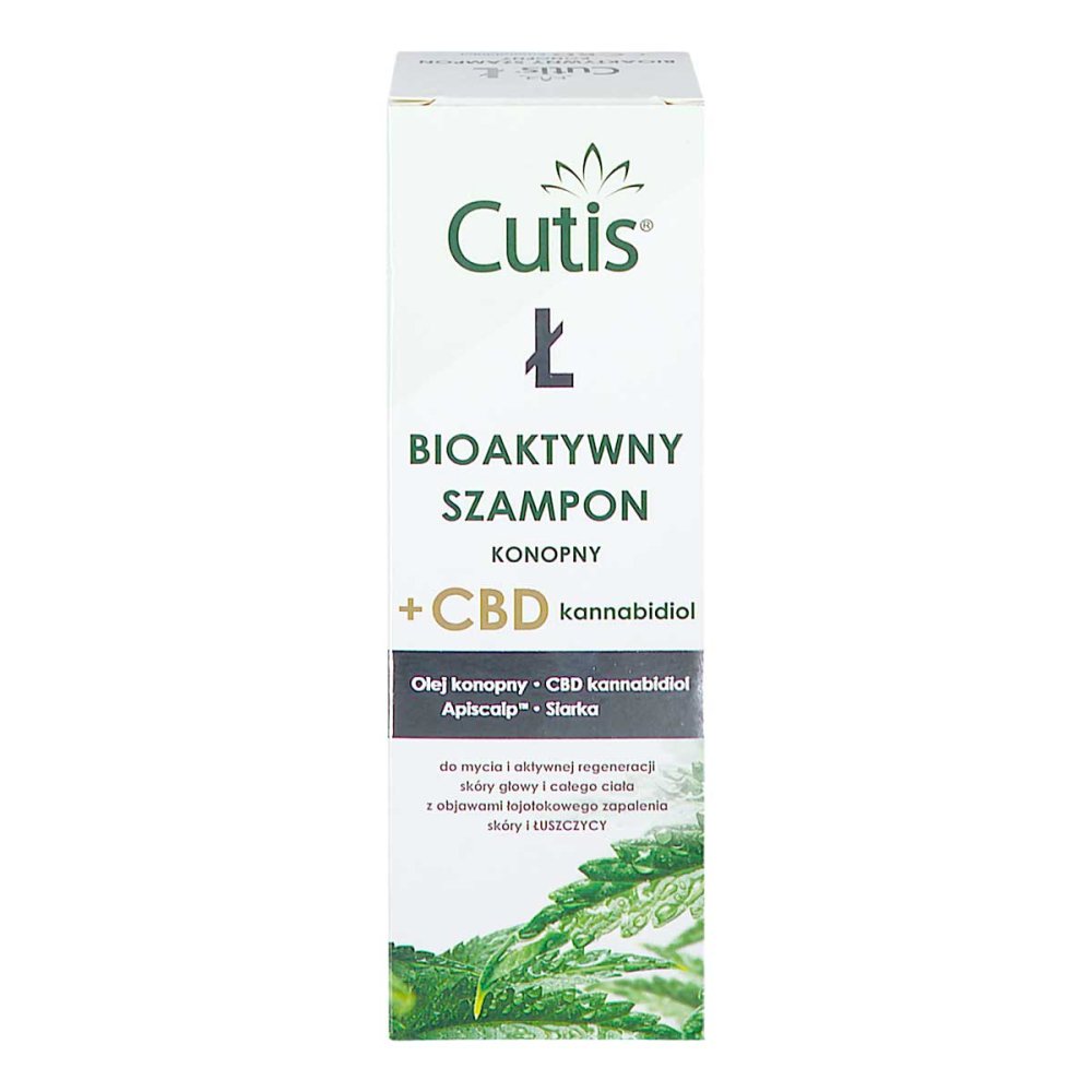 Cutis Ł bioaktywny szampon konopny + CBD, Cutis Ł szampon - Apo ...