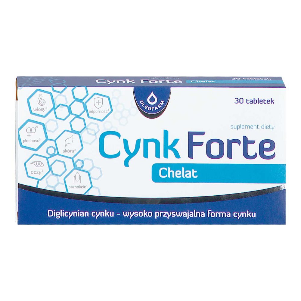 Cynk Forte tabletki 30 kup online | apteka internetowa apo-discounter.pl