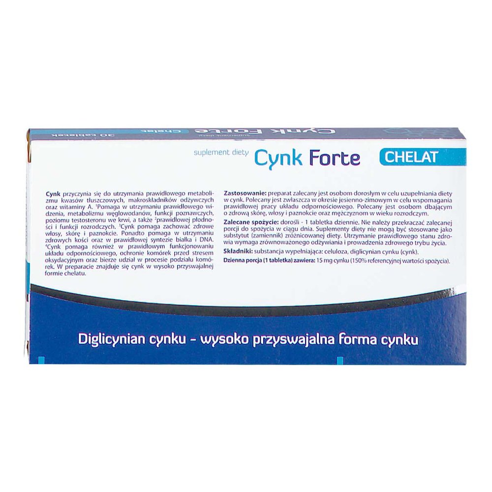 Cynk Forte tabletki 30 kup online | apteka internetowa apo-discounter.pl