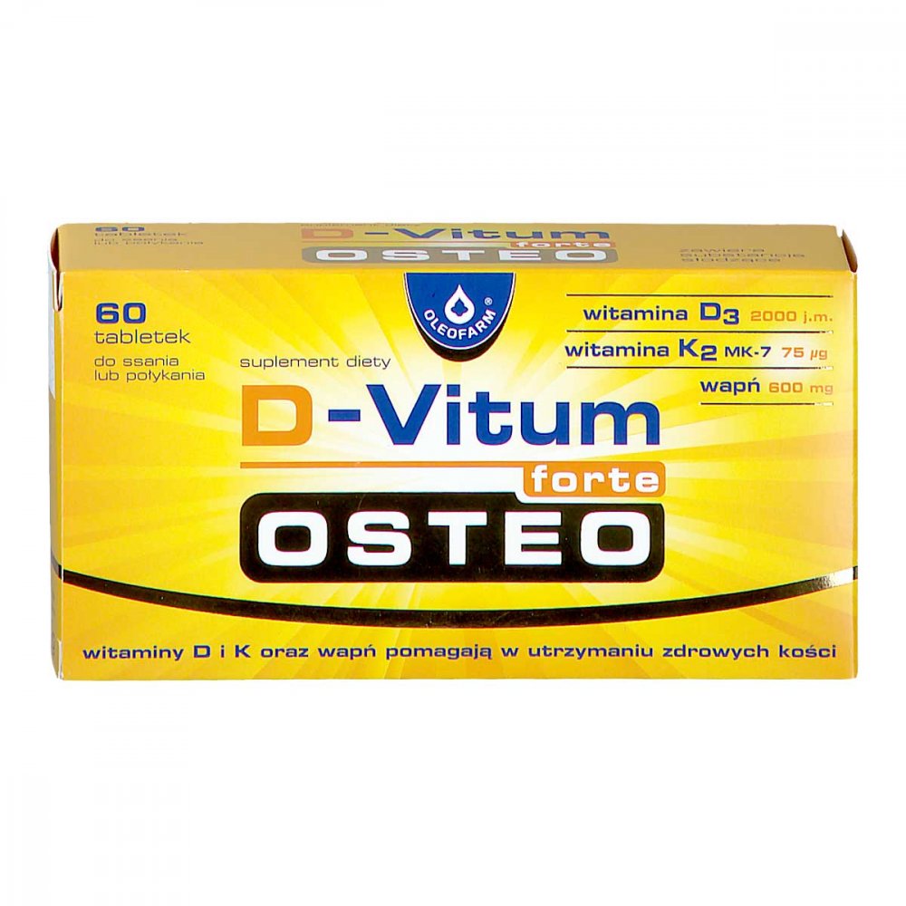 D-Vitum forte Osteo tabletki 60 kup online