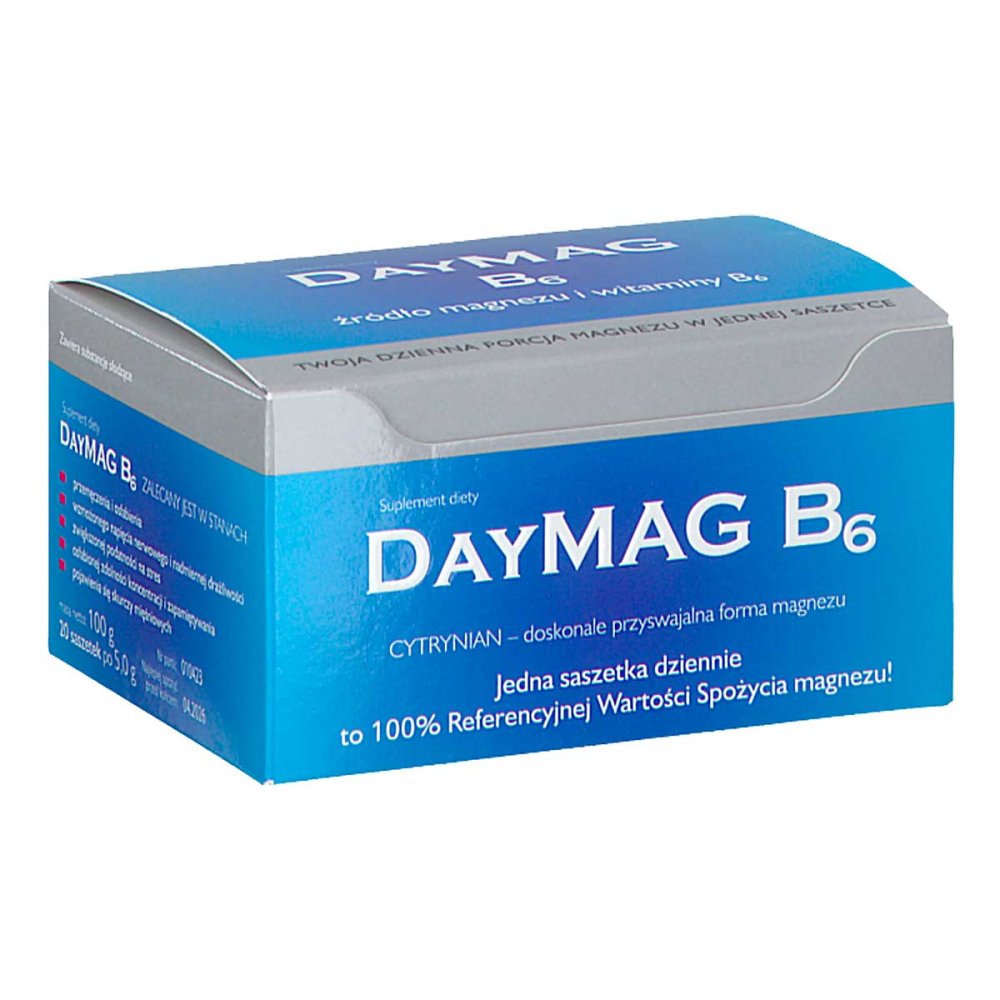 Daymag B6 20 saszetek, Daymag B6 opinie, apteka - Apo-Discounter.pl